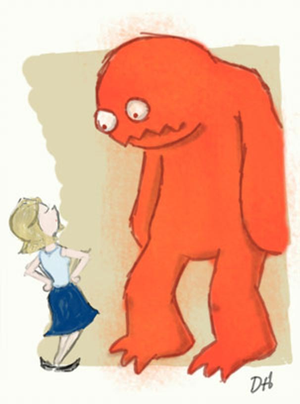 Big Orange Monster | Hello, unknown.